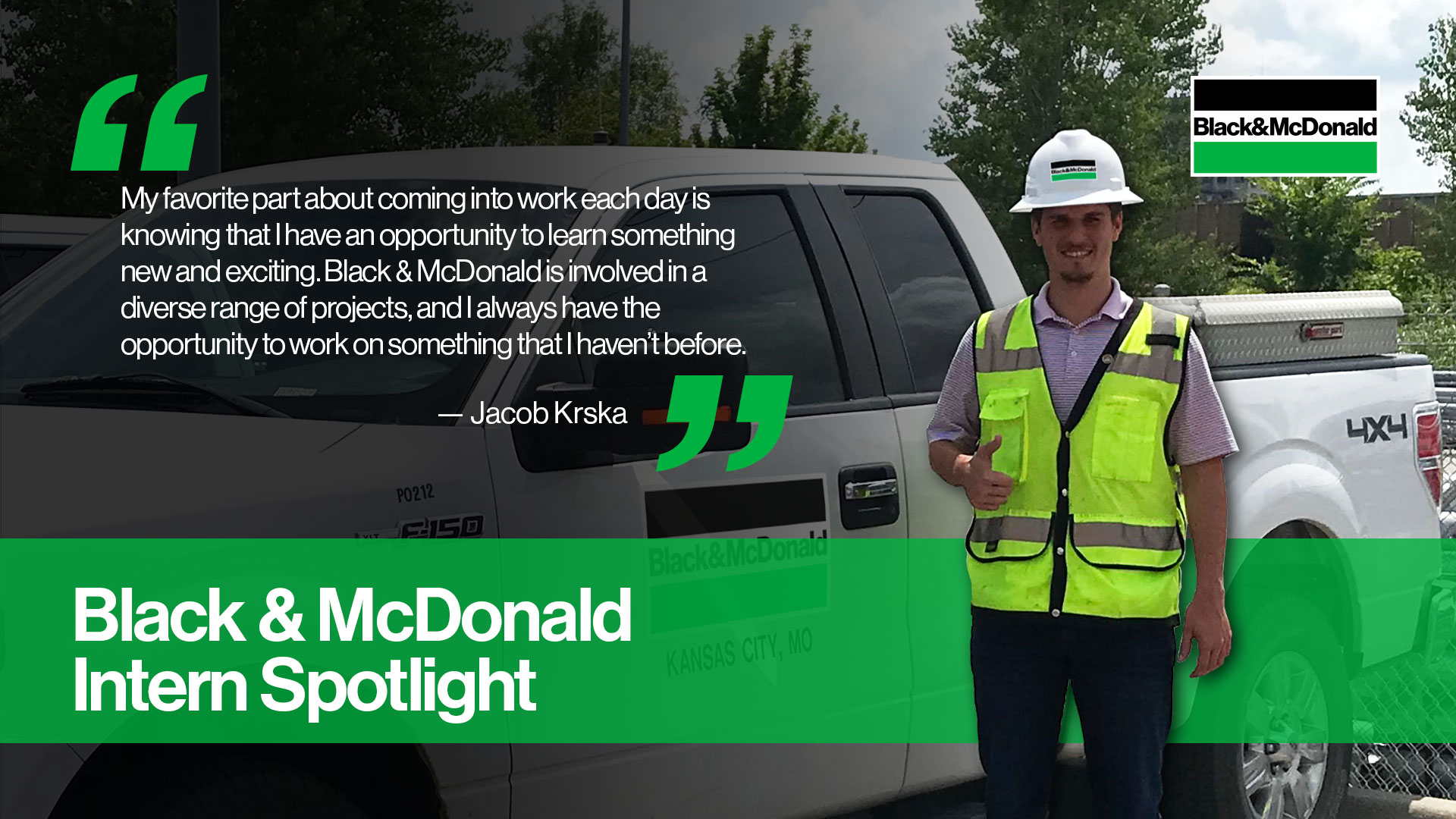 Internship Program - Canada & USA | Black & McDonald