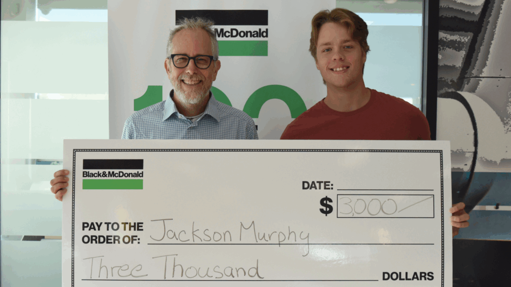 Meet Jackson Murphy, B&M 2024 Centennial Scholar - Black & McDonald
