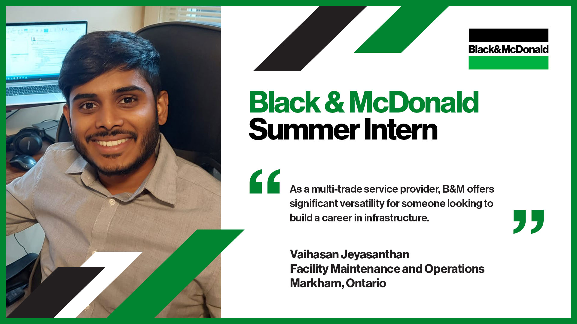 Internship Program - Canada & USA | Black & McDonald
